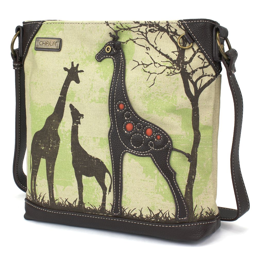 Safari Canvas Crossbody - Giraffe – Whimsical Bags